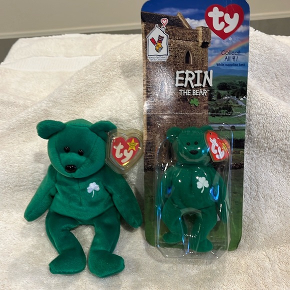 Ty | Toys | Beanie Baby Erin | Poshmark